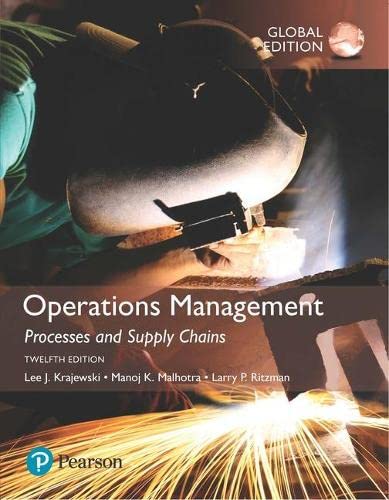 【中古】【未使用・未開封品】Operations Management: Processes and Supply Chains, Global Edition【メーカー名】【メーカー型番】【ブランド名】【商品説明】Operations M...