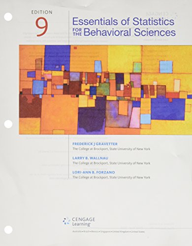 【中古】【未使用・未開封品】Essentials of Statistics for the Behavioral Sciences【メーカー名】【メーカー型番】【ブランド名】【商品説明】Essentials of Statistics f...