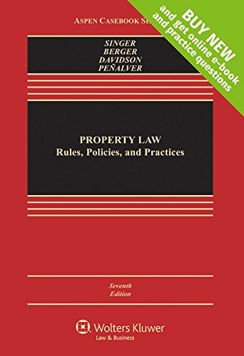 【中古】【未使用・未開封品】Property Law: Rules, Policies, and Practices (Aspen Casebook)【メーカー名】【メーカー型番】【ブランド名】Aspen Publishers Law, B...