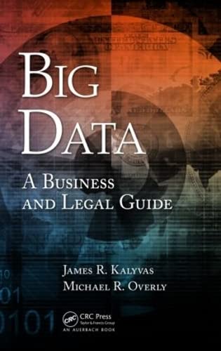【中古】【未使用・未開封品】Big Data: A Business and Legal Guide【メーカー名】【メーカー型番】【ブランド名】Auerbach Publications Economics, Law, Law, Infor...