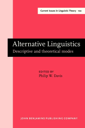 【中古】【未使用・未開封品】Alternative Linguistics: Descriptive and Theoretical Modes (Amsterdam Studies in the Theory & History of L...