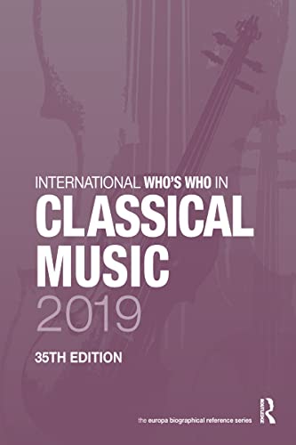 【中古】【未使用・未開封品】International Who's Who in Classical Music 2019【メーカー名】【メーカー型番】【ブランド名】Routledge Biographies & Memoirs, Clas...