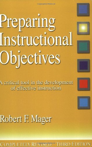 【中古】【未使用・未開封品】Preparing Instructional Objectives: A Critical Tool in the Development of Effective Instruction【メーカー名】【メーカ...