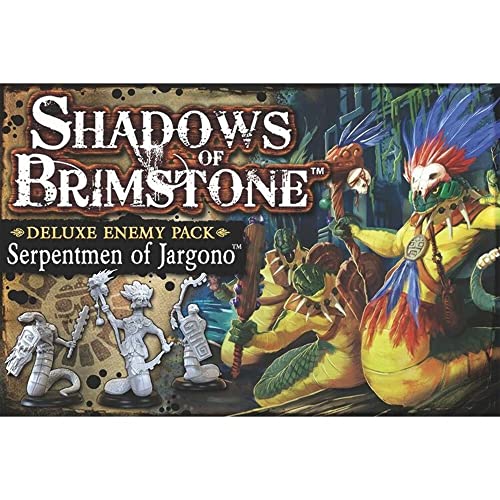 【中古】【未使用・未開封品】Serpentmen of Jargono Deluxe Enemy Pack - Shadows of Brimstone Exp【メーカー名】【メーカー型番】【ブランド名】Flying Frog Produc...