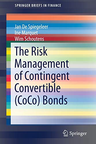 【中古】【未使用・未開封品】The Risk Management of Contingent Convertible (CoCo) Bonds (SpringerBriefs in Finance)【メーカー名】【メーカー型番】【ブランド...