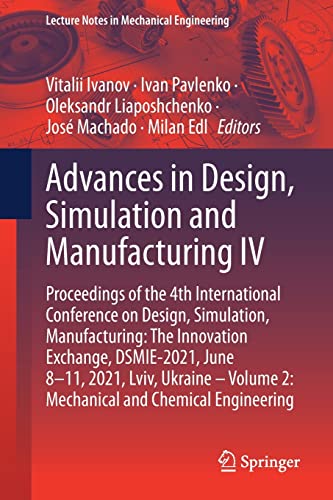 【中古】【未使用・未開封品】Advances in Design, Simulation and Manufacturing IV (Lecture Notes in Mechanical Engineering)【メーカー名】【メーカー型...