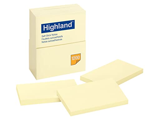 【中古】【未使用・未開封品】Highland Notes, 3 x 5-Inches, Yellow, 100 Count by Highland【メーカー名】【メーカー型番】【ブランド名】スリーエム(3M) 付箋, まとめ買い対象商品【B...