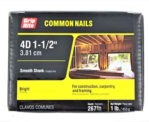 【中古】【未使用・未開封品】grip-rite 4?C1?4d 1?1?/ 2?"明るい共通ネイル【メーカー名】【メーカー型番】【ブランド名】Grip-Rite カテゴリー別, DIY & Garden - AmazonGlobal fre...