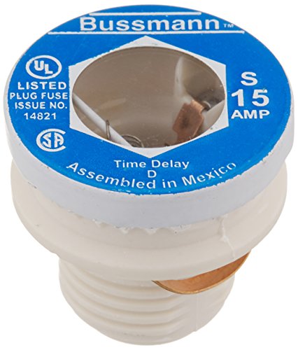 【中古】【未使用・未開封品】S Plug Fuse, 15-Amp, 4-Pk. -S-15【メーカー名】【メーカー型番】【ブランド名】Cooper Bussmann ヒューズ, DIY & Garden - AmazonGlobal fr...