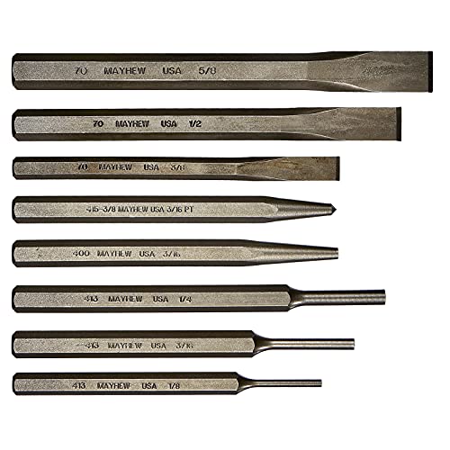 【中古】【未使用・未開封品】Mayhew Select 61025 Ec Punch and Chisel Kit, 8-Piece by Mayhew [並行輸入品]【メーカー名】【メーカー型番】【ブランド名】Mayhew のみセット, ...