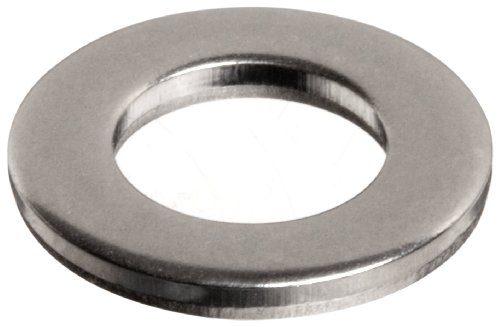 【中古】【未使用・未開封品】18-8 Stainless Steel Flat Washer, Plain Finish, Meets DIN 125, M4 Hole Size, 4.3mm ID, 9mm OD, 0.8mm Nomin...