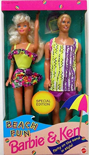 【中古】【未使用・未開封品】Beach Fun Barbie&Ken 2 Doll Giftset Special Edition【メーカー名】【メーカー型番】【ブランド名】マテル(MATTEL) 人形・ドール, バービー, 女の子のおもち...