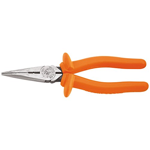 【中古】【未使用・未開封品】Klein Tools D203-8N-INS Insulated Heavy Duty Long-Nose Side Cutting Pliers by Klein [並行輸入品]【メーカー名】【メーカー型番】...