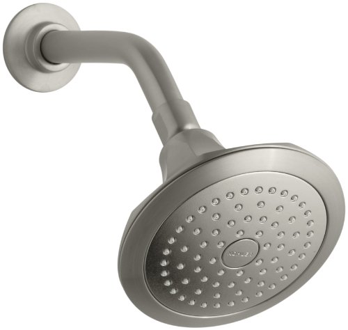 【中古】【未使用・未開封品】(Nickel) - KOHLER K-457-BN Memoirs Single-Function Showerhead with Classic Design, Vibrant Brushed Nickel【...