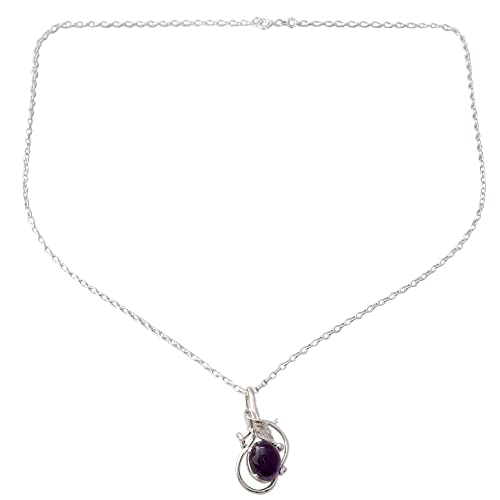 【中古】【未使用・未開封品】Novicaアメジスト。925スターリングシルバーペンダントネックレス、15.75?" ' Wild Orchid '【メーカー名】【メーカー型番】【ブランド名】NOVICA ネックレス 【商品説明】Novica...