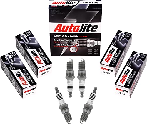 【中古】【未使用・未開封品】Autolite APP104-4PK ダブルプラチナスパークプラグ 4個パック【メーカー名】【メーカー型番】【ブランド名】Autolite スパークプラグ, カー用品 取付・交換, プラグ, 日本特殊陶業(Ng...
