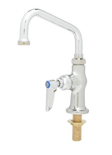 【中古】【未使用・未開封品】T&S Brass B-0207 Single Pantry Faucet with Single Hole Base, Deck Mount and 6-Inch Swing Nozzle by T&S Bra...