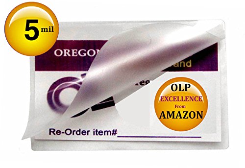 【中古】【未使用・未開封品】School Card Laminating Pouches 2-1/2 x 3-5/8 Hot Laminator Sleeves 5 Mil qty 100 by Oregon Lamination Prem...