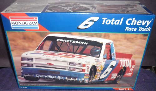 【中古】【未使用・未開封品】Monogram 6 Total Chevy Race Truck 1:24 Scale Skill 3 Model Kit 1996 Revell-Monograme # 2475 Hobby Kit by M...