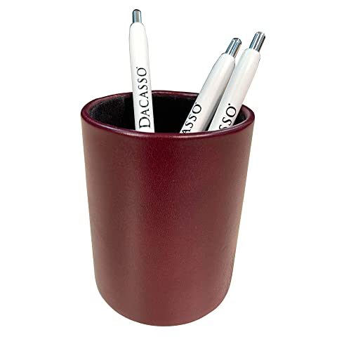 【中古】【未使用・未開封品】Dacasso Burgundy Leather Round Pencil Cup【メーカー名】【メーカー型番】【ブランド名】Dacasso 家具, Home & kitchen - AmazonGlobal f...