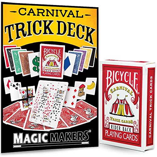 【中古】【未使用・未開封品】Carnival Trick Cards - Magic Tricks By Magic Makers - Video Learning Included by Magic Makers【メーカー名】【メーカー型...