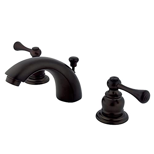 【中古】【未使用・未開封品】Kingston Brass KB3945BL Two Handle 4 in. to 8 in. Mini Widespread Lavatory Faucet with Retail Pop-up【メーカー名...