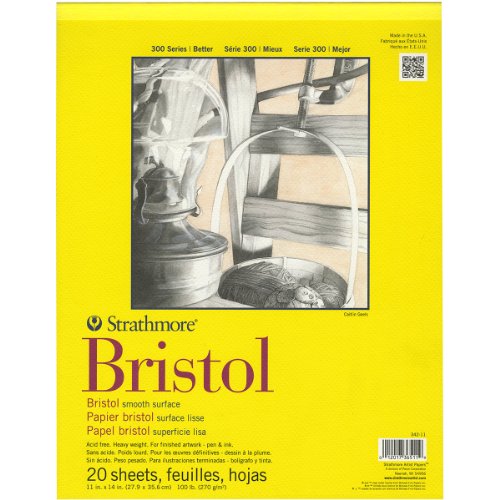 【中古】【未使用・未開封品】Strathmore Bristol Smooth Paper Pad 11"X14"-20 Sheets (並行輸入品)【メーカー名】【メーカー型番】【ブランド名】Pro-Art 新学期文具, スケッチブック,...