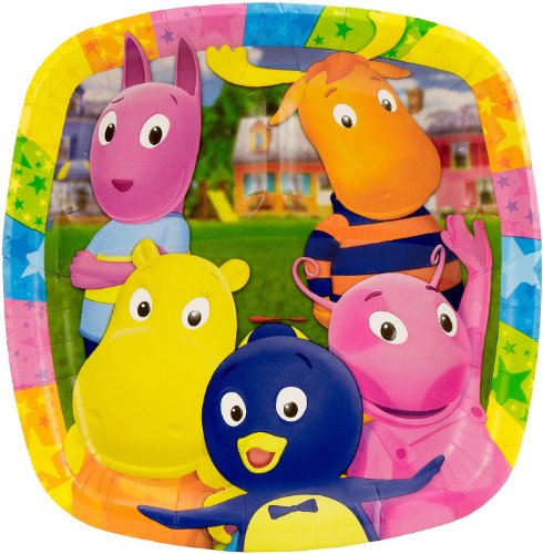 【中古】【未使用・未開封品】Backyardigans Dinner Pocket Plates (8 count)【メーカー名】【メーカー型番】【ブランド名】アムスキャン 使い捨て食器, おもちゃ_2column, Toys - Amaz...