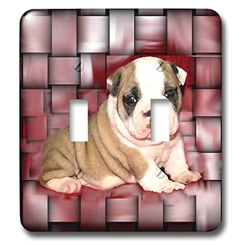 【中古】【未使用・未開封品】3drose LLC lsp _ 4118?_ 2?British Bulldog Puppyダブル切り替えスイッチ【メーカー名】【メーカー型番】【ブランド名】3dRose スイッチカバー・プレート, DIY &...