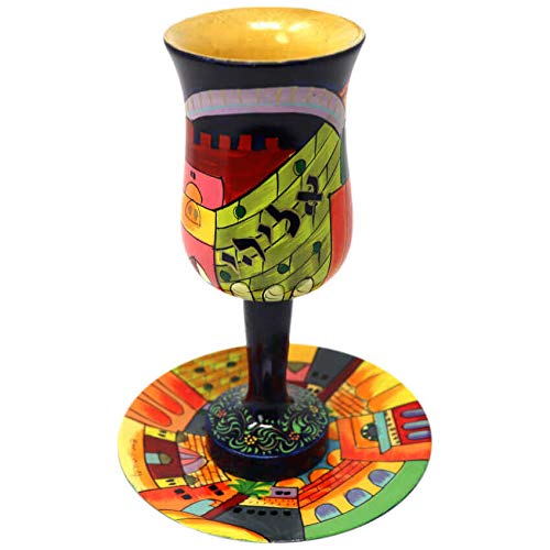 【中古】【未使用・未開封品】Kiddush Cup & Fountain Set - Yair Emanuel LARGE ELIJAHS KIDDUSH CUP AND SAUCE...【メーカー名】【メーカー型番】【ブランド名】Yair...