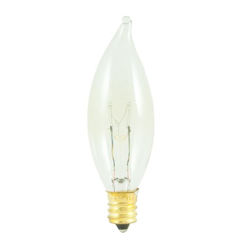 【中古】【未使用・未開封品】Bulbrite 15CFC/25/2 15-Watt 120-Volt Incandescent Flame Tip Chandelier Bulb, 25mm, Clear by Bulbrite【メーカー名...