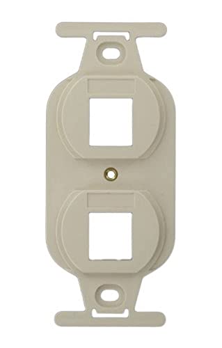 【中古】【未使用・未開封品】Leviton 41087???2tp QuickPort二重タイプ106挿入、2?- Port、ライトアーモンド【メーカー名】【メーカー型番】【ブランド名】Leviton AVウォールプレート, DIY & G...