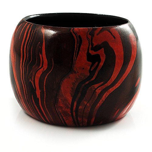 【中古】【未使用・未開封品】Avalaya 特大 太い幅広木製バングル (ブラック&オレンジ) - Lサイズ【メーカー名】【メーカー型番】【ブランド名】Avalaya バングル 【商品説明】Avalaya 特大 太い幅広木製バングル (ブラ...