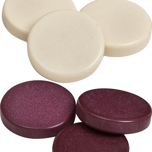 【中古】【未使用・未開封品】(Size: 2.2cm Dia. 0.3cm Thick) - Backgammon Checkers - Maroon 2.2cm【メーカー名】【メーカー型番】【ブランド名】Bello Games New Y...