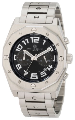 【中古】【未使用・未開封品】Charles-Hubert- Paris Mens Stainless Steel Chronograph Quartz Watch #3764-B【メーカー名】【メーカー型番】【ブランド名】Charles H...