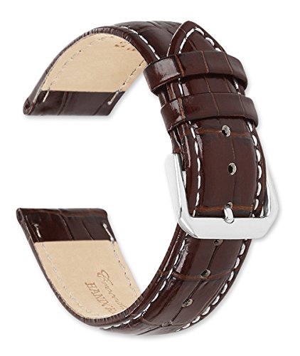 【中古】【未使用・未開封品】Crocodile Grain Chronoバンド(W/ホワイトステッチ)ブラウン20?mm???by deBeer【メーカー名】【メーカー型番】【ブランド名】deBeer レディース, 時計バンド 【商品説明】...