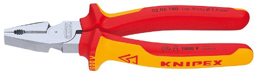 【中古】【未使用・未開封品】KNIPEX Tools - High Leverage Combination Pliers, Chrome, 1000V Insulated (206180)【メーカー名】【メーカー型番】【ブランド名】【商品...