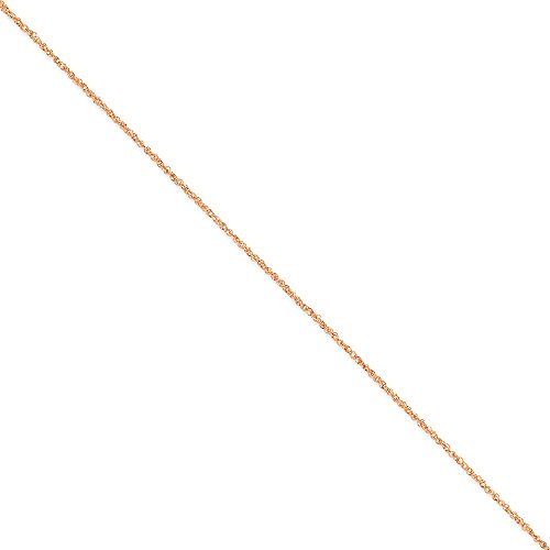 【中古】【未使用・未開封品】1.7mm 14Kローズゴールド ダイヤモンドカットソリッドローパチェーンアンクレット 10インチ【メーカー名】【メーカー型番】【ブランド名】The Black Bow アンクレット 【商品説明】1.7mm 14...