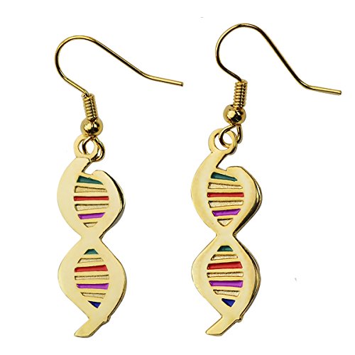 【中古】【未使用・未開封品】カラーイヤリング付きDNA - [ゴールド][高さ1インチ]。【メーカー名】【メーカー型番】【ブランド名】EvolveFISH ネックレス, レディース ファッション 【商品説明】カラーイヤリング付きDNA - ...