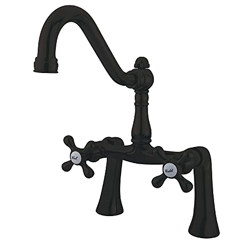 【中古】【未使用・未開封品】Kingston Brass KS3235AX Restoration Clawfoot Tub Bridge Faucet, Oil Rubbed Bronze【メーカー名】【メーカー型番】【ブランド名】Kin...