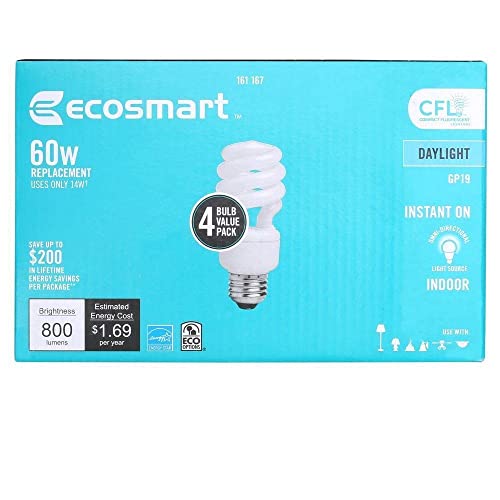 【中古】【未使用・未開封品】EcoSmart 4 Pack 161167 1【メーカー名】【メーカー型番】【ブランド名】EcoSmart コンパクト形蛍光灯, 照明, 理美容以外の本体 【商品説明】EcoSmart 4 Pack 16116...