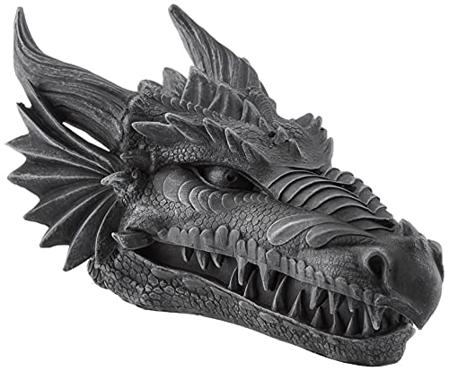 【中古】【未使用・未開封品】Design Toscano Stryker The Smoking Dragon Sculptural Incense Box in Dark Grey Stone【メーカー名】【メーカー型番】【ブランド名】D...