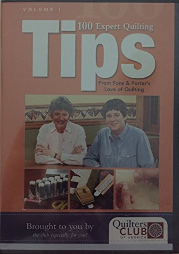 【中古】【未使用・未開封品】100 Expert Quilting Tips Volume 1 From Fons & Porter's【メーカー名】【メーカー型番】【ブランド名】【商品説明】100 Expert Quilting Tips...