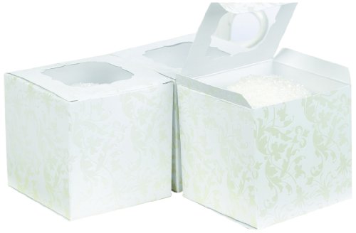 【中古】【未使用・未開封品】(Pearl Flourish) - Hortense B. Hewitt Wedding Accessories Cupcake Boxes, Pearl Flourish, Pack of 24【メーカー名】...