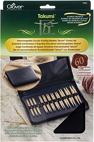 【中古】【未使用・未開封品】Takumi Bamboo Interchangeable Circular Knitting Needle Set- (並行輸入品) [並行輸入品]【メーカー名】【メーカー型番】【ブランド名】Clover 編み...