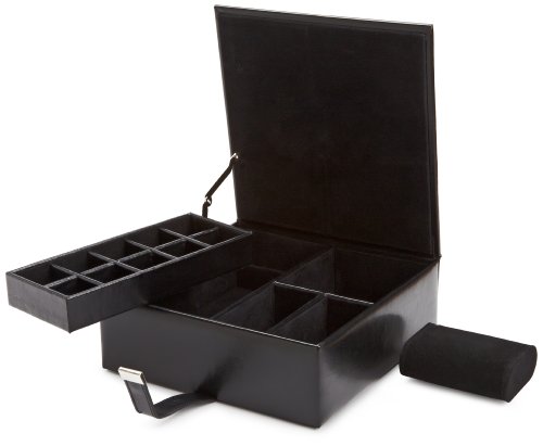 【中古】【未使用・未開封品】ウルフHeritageメンズアクセサリーブラックValetケース???8.5?W x 3h in。 One Size ブラック【メーカー名】【メーカー型番】【ブランド名】Wolf 腕時計 【商品説明】ウルフHer...