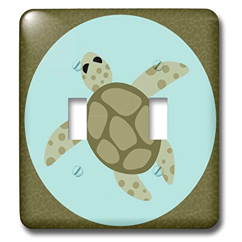 【中古】【未使用・未開封品】3drose LSP _ 25384?_ 2?Cute Sea Turtleグリーンとブルーダブル切り替えスイッチ【メーカー名】【メーカー型番】【ブランド名】3dRose スイッチカバー・プレート, DIY & ...