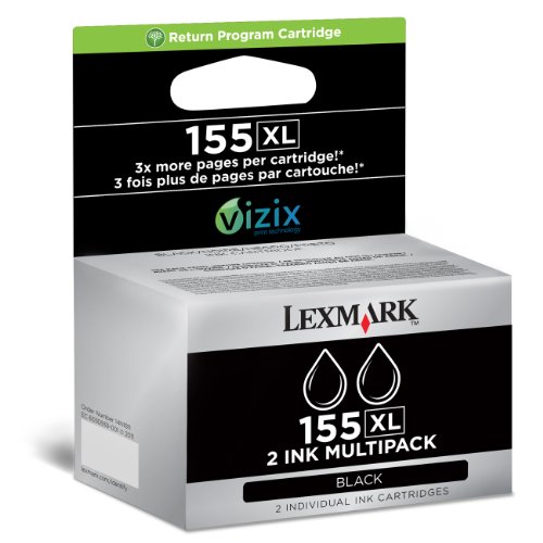 【中古】【未使用・未開封品】155XL Black Twin Pack【メーカー名】【メーカー型番】【ブランド名】レックスマーク カテゴリー別, インクジェットインクカートリッジ 【商品説明】155XL Black Twin Pack【注意...