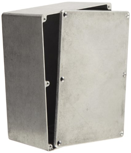 【中古】【未使用・未開封品】BUD Industries CN-5708 Die Cast Aluminum Enclosure, 6-1/2 Length x 5 Width x 3-3/64 Height, Natural Finish...