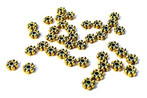 【中古】【未使用・未開封品】200pcs Antique Gold Daisy Spacer Metal Beads 4mm ~Jewelry Making by Beading Station【メーカー名】【メーカー型番】【ブランド名】B...
